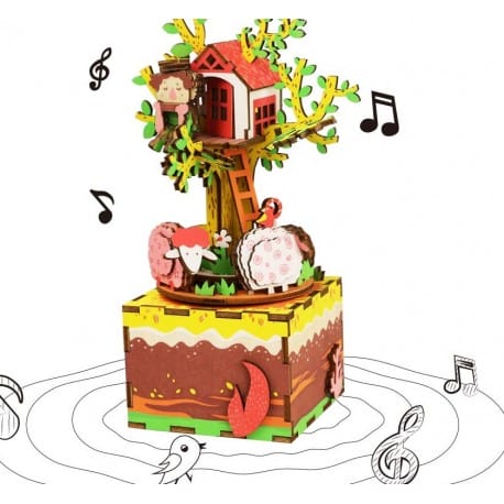 AM408 Tree House Musical + Rotation 3D Puzzle - M2
